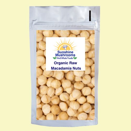 Organic Raw Macadamia Nuts – Sunshine Mushrooms & Whole Foods